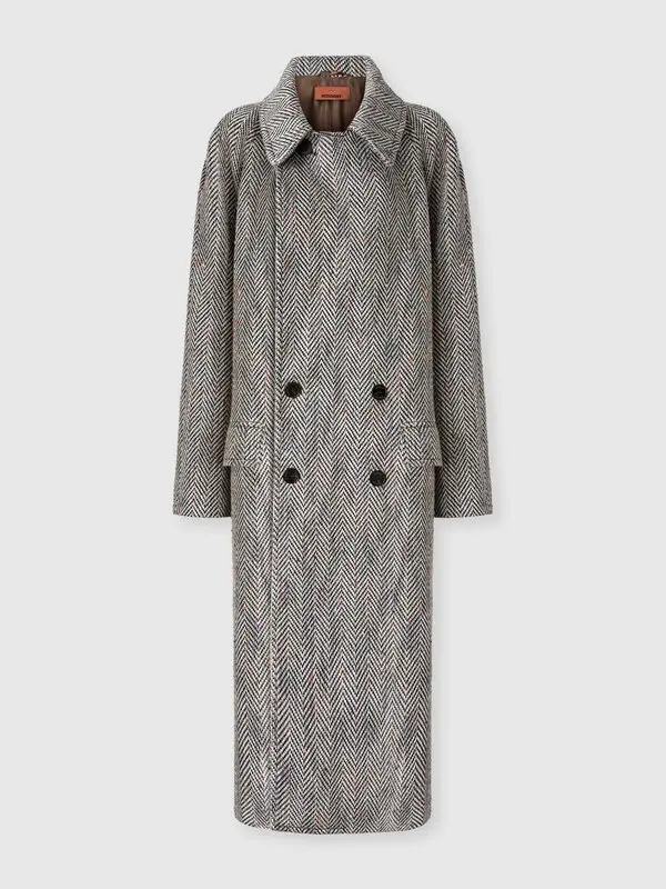 Missoni Oversized Raglan Wool Coat