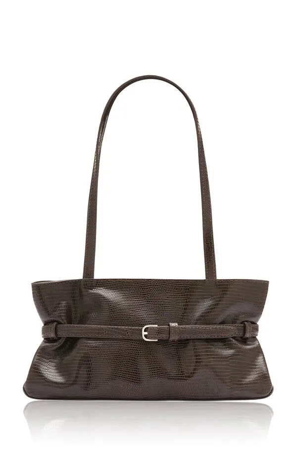 ST. AGNI Belt Detail Shoulder Bag - Brown