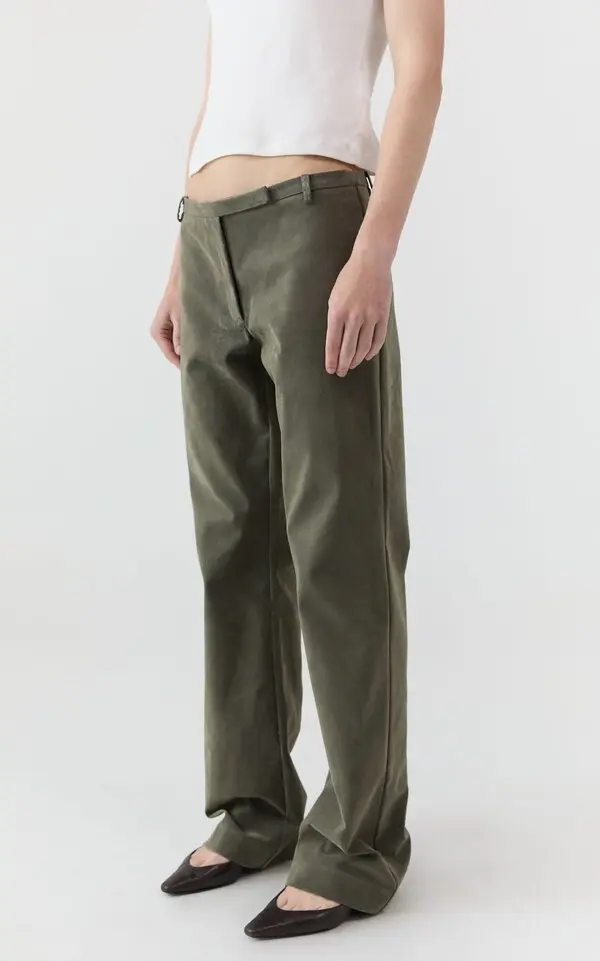 ST. AGNI Cotton Velvet Denim '90s Pants