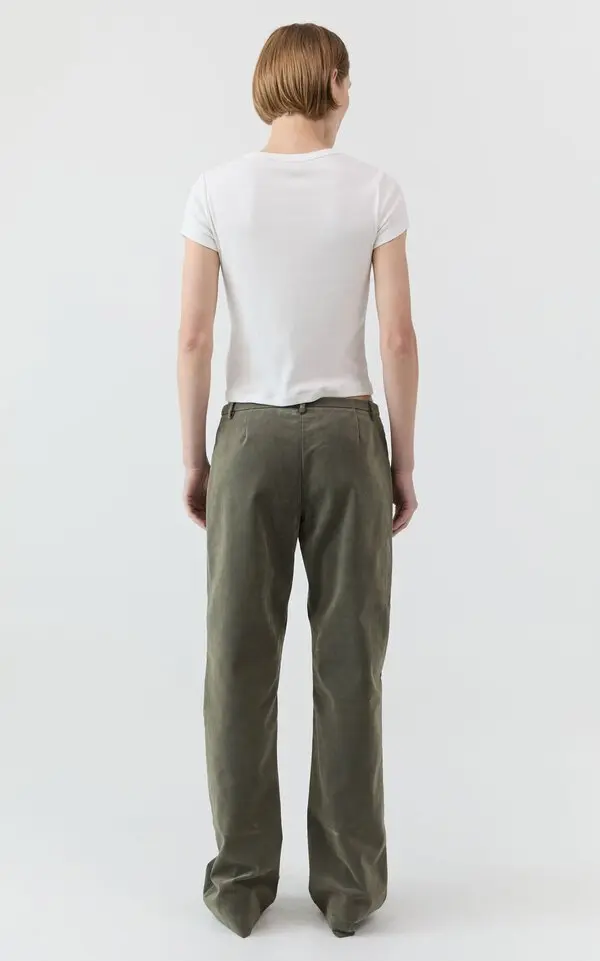 ST. AGNI Cotton Velvet Denim '90s Pants