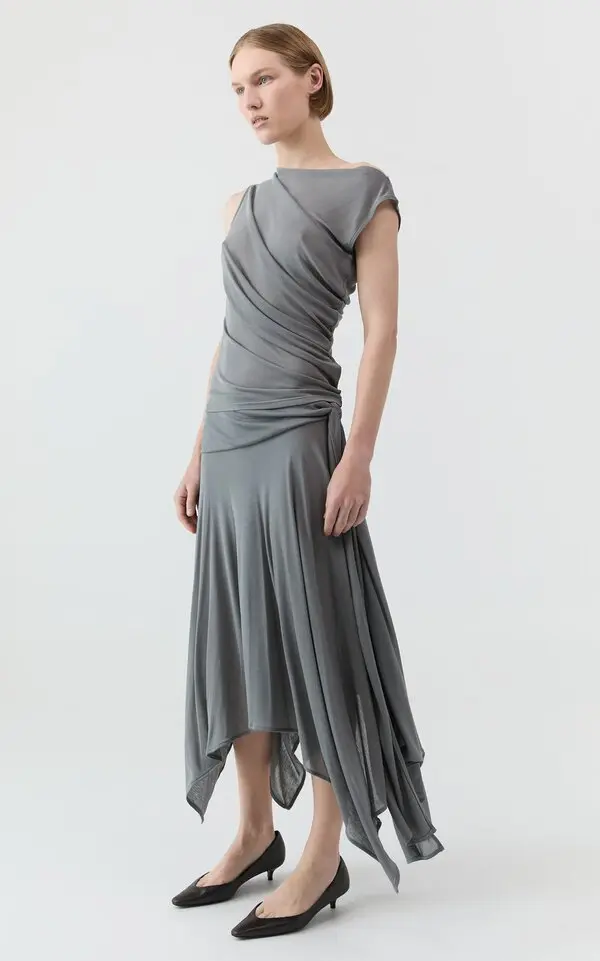 ST. AGNI Fine Jersey Twisted Top