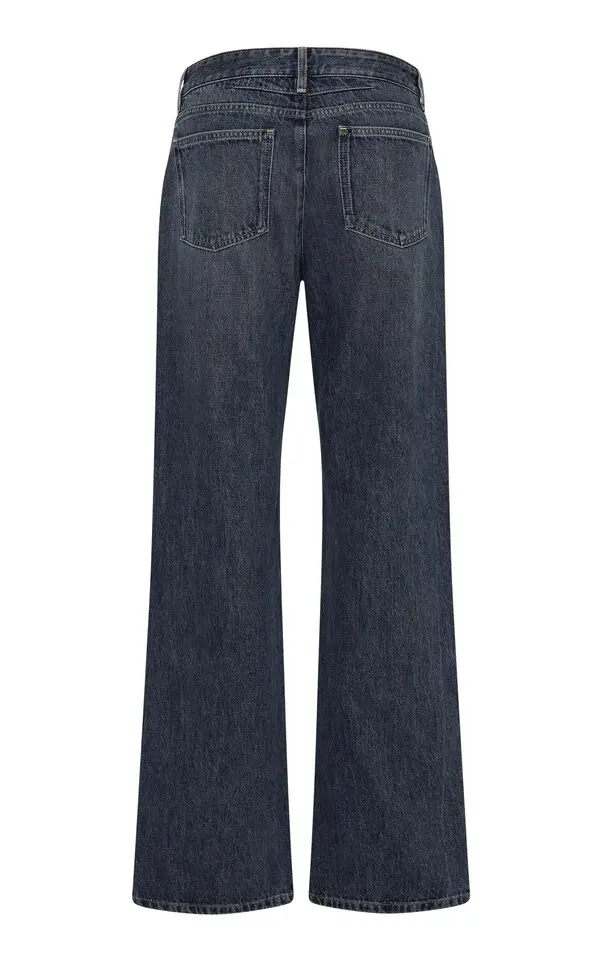ST. AGNI Low-rise Cotton Relaxed Jeans
