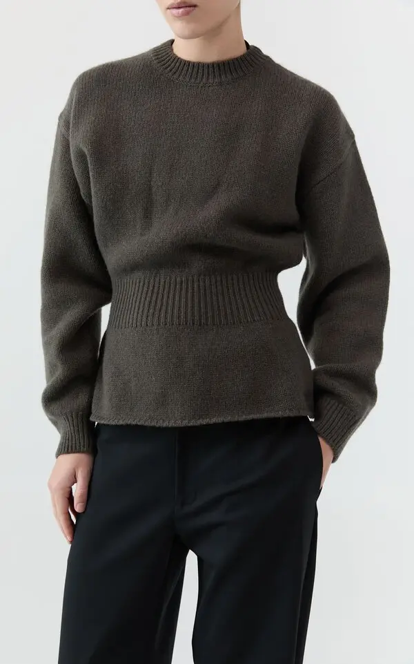 ST. AGNI Wool Contour Jumper