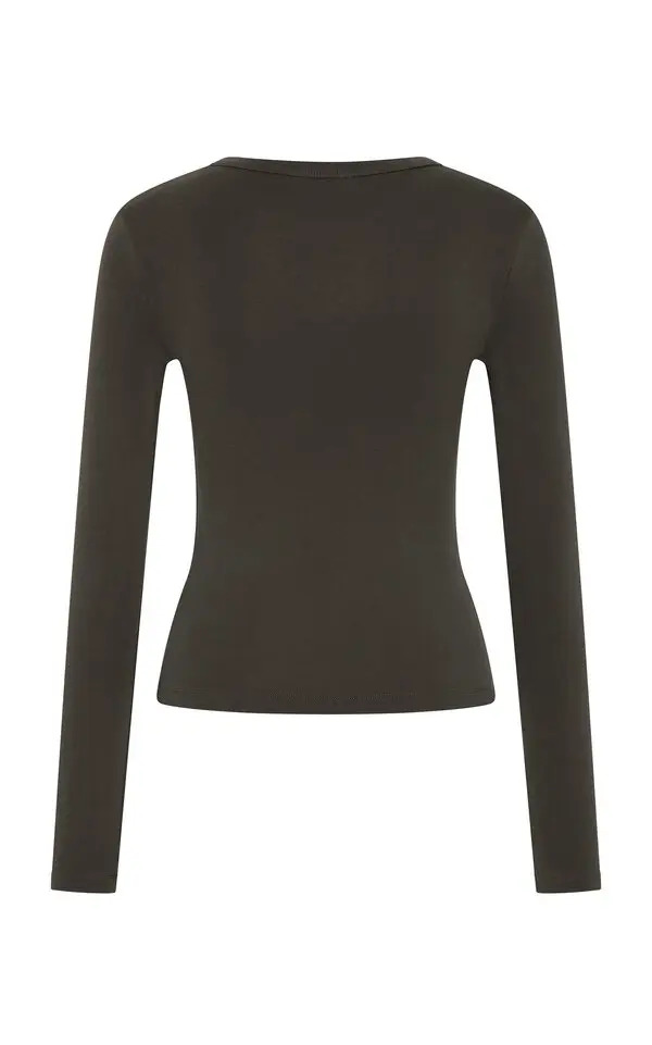 ST. AGNI Organic Cotton Long-sleeve Top