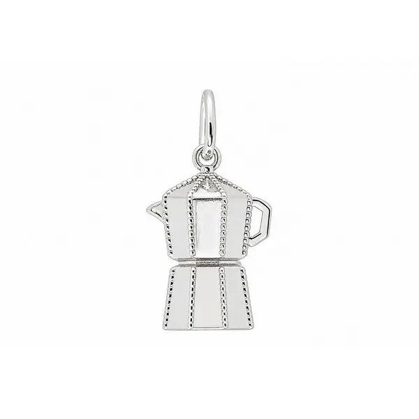 BELINDA JEWELZ Cafetera Coffee Maker Charm - Silver