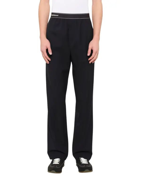 Casablanca Logo-waistband Tailored Trousers