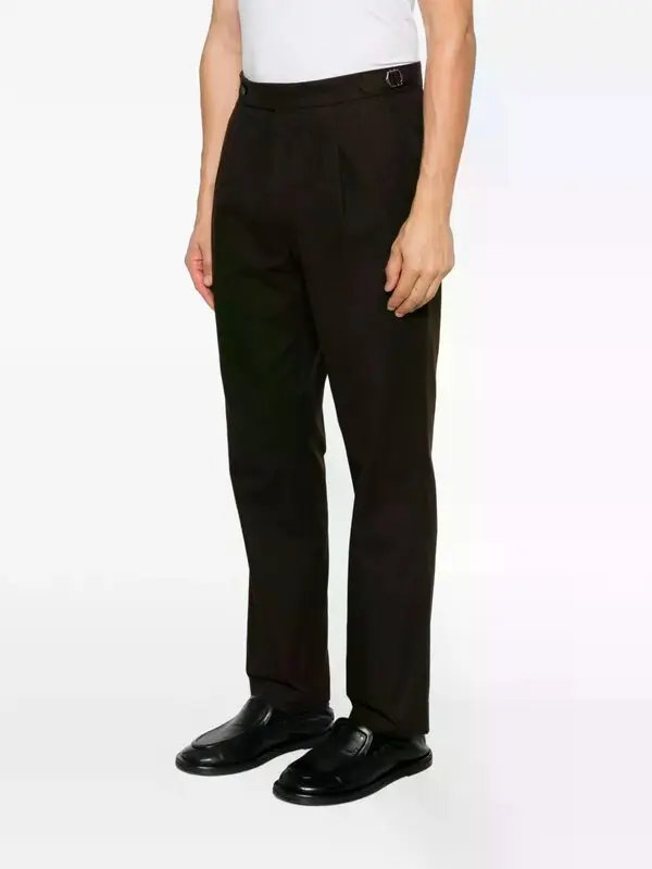 BOSS Pleated Side-buckle Trousers