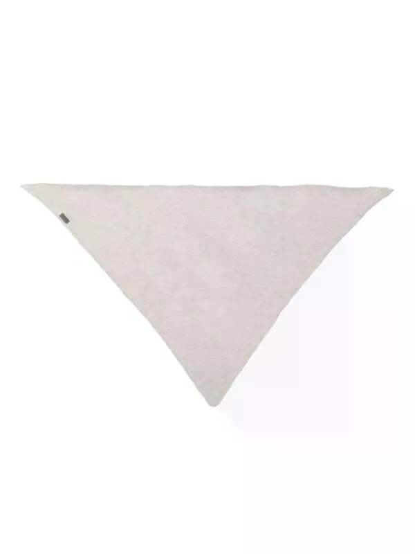 Brunello Cucinelli Cashmere Foulard With Monili