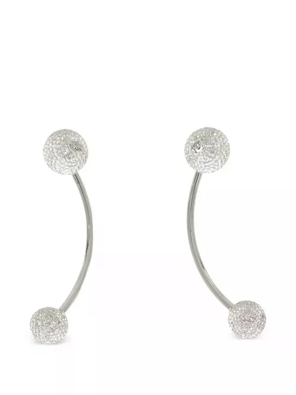 Giuseppe Di Morabito Crystal-embellished Piercing Earrings