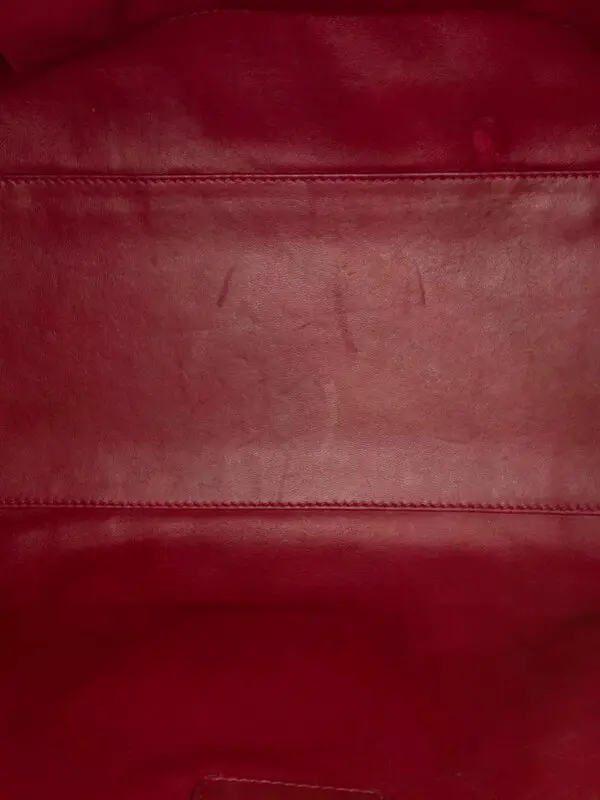 Loewe 2014 Tricolor Leather Amazona 36 Handbag - Red