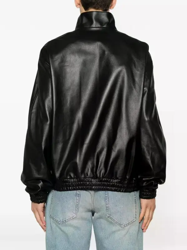 Givenchy Couture Seam Track Top In Nappa Leather