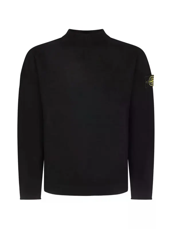 Stone Island Logo-patch High-neck Sweater
