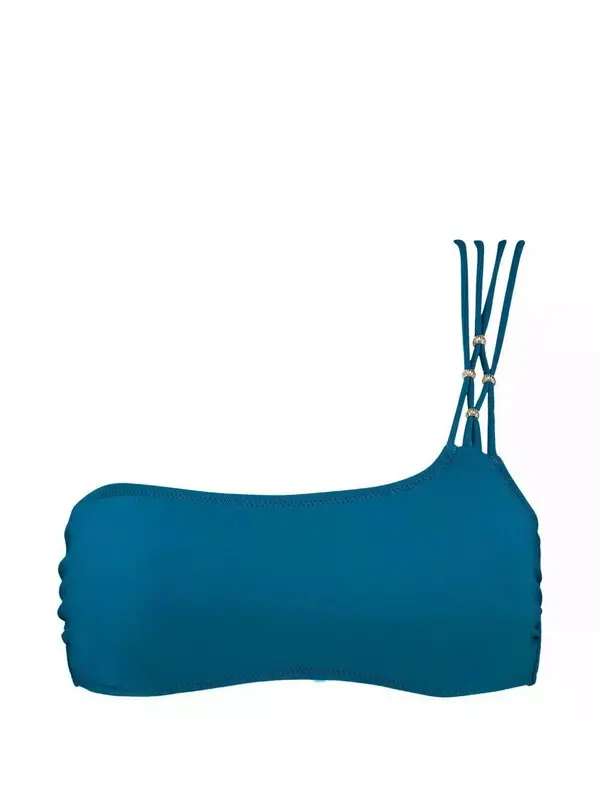 AUBADE Secret Laguna One-shoulder Bikini Top - Blue