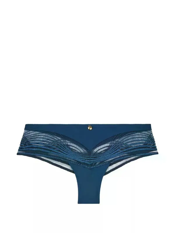 AUBADE X Cindy Bruna Sumptuous Waves Briefs - Blue