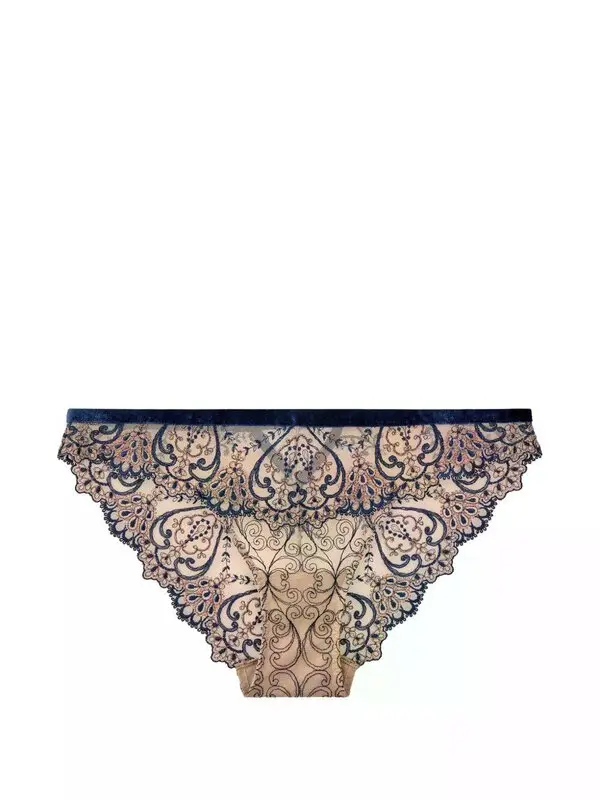 AUBADE Coeurs Enlaces Embroidered Briefs