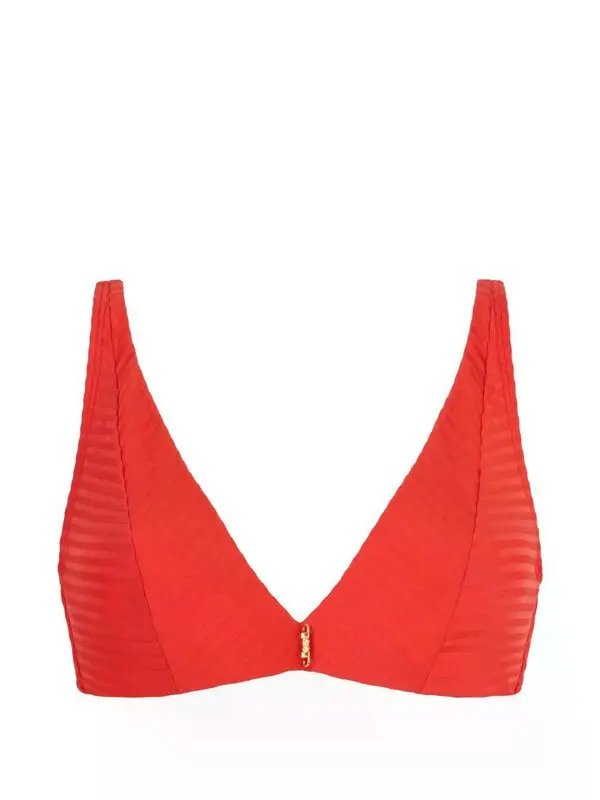 AUBADE Sun Pop Triangle Bikini Top - Red