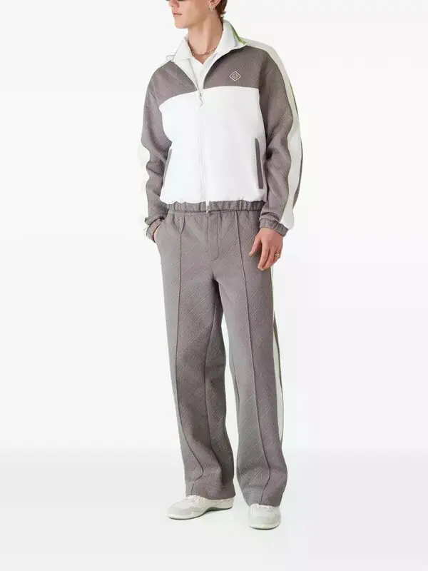 Casablanca Raised Jacquard Sweatshirt - Grey