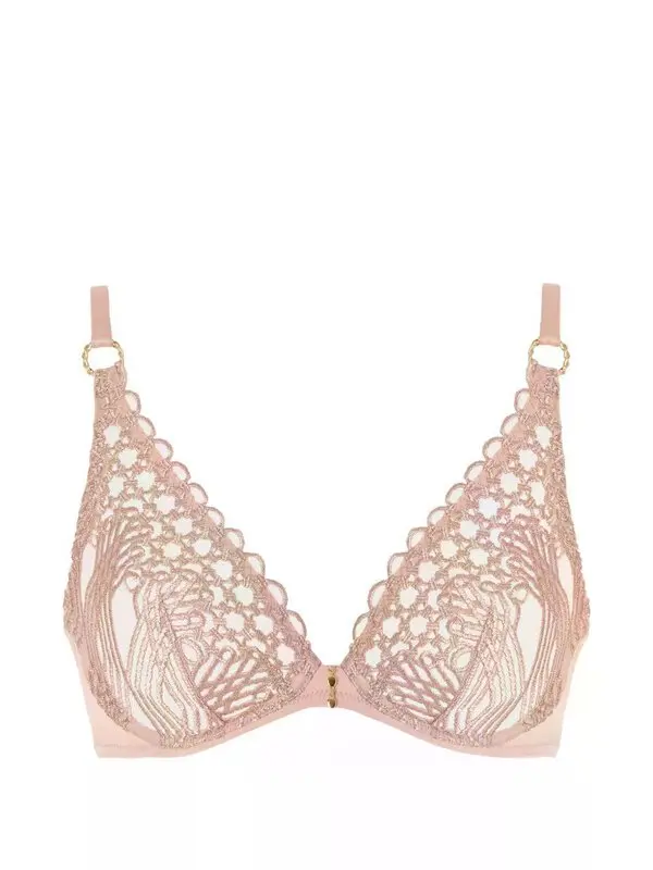 AUBADE Loge Du Désir Embroidered Triangle Bra