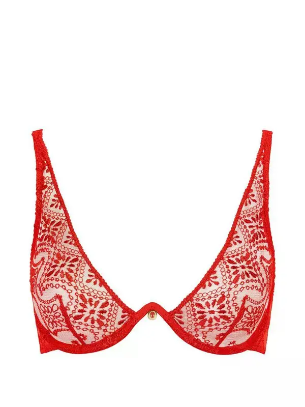 AUBADE Losing My Mind Embroidered Triangle Bra