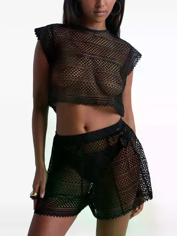 AUBADE By The Sea Lace Beach Shorts