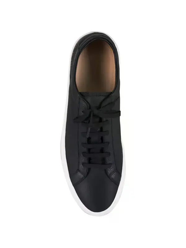 COMMON PROJECTS Grained Leather Sneakers - Black