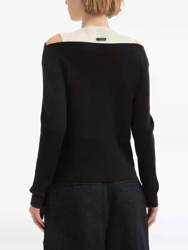 Izzue Layered-design Long-sleeves T-shirt