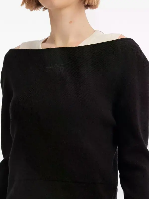 Izzue Layered-design Long-sleeves T-shirt