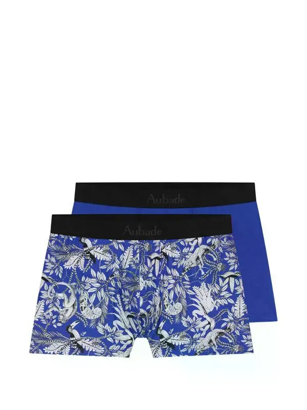 AUBADE Jungle Life Animal-print Boxers Set