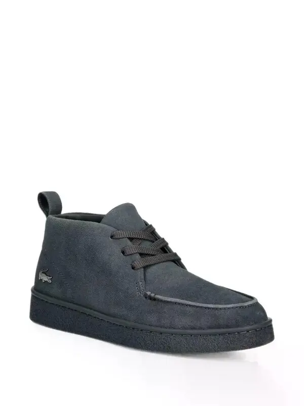 Lacoste Baseshot Chukka Logo-plaque Desert Boots - Grey