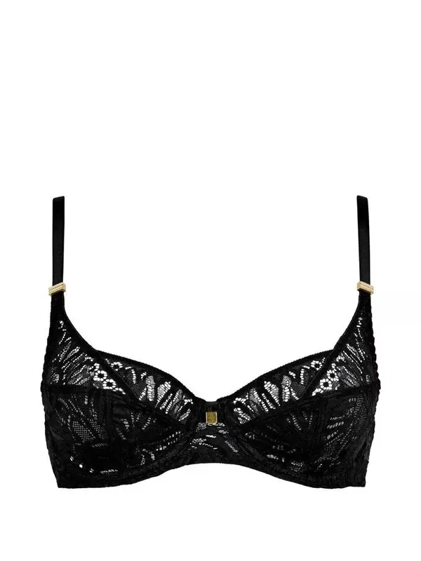 AUBADE Love Soul Lace-panelled Bra - Black