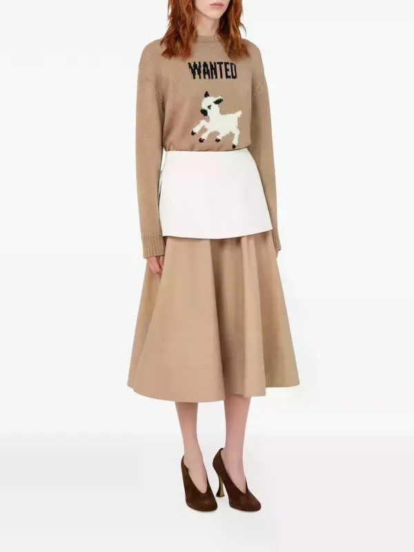 Moschino Intarsia-knit Wool Sweater