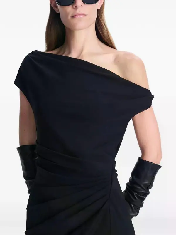 Simkhai Josefine Draped Midi Dress