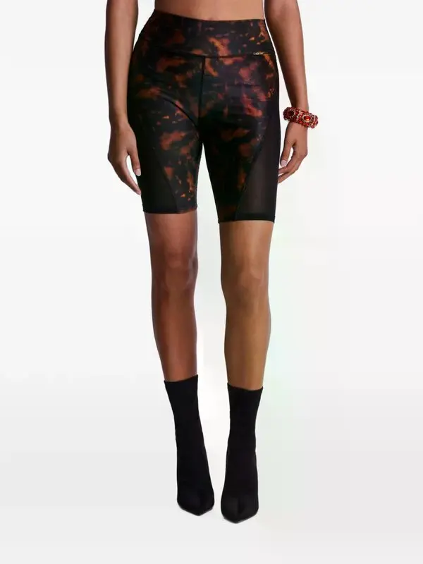 AUBADE Hot Motion Mesh-panel Cycling Shorts - Black