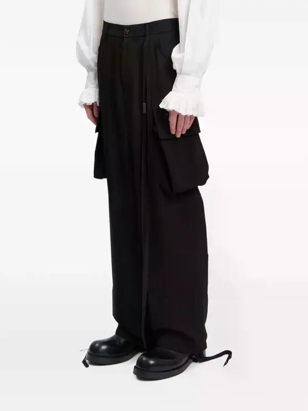 ANN DEMEULEMEESTER Wide-leg Cargo Pants