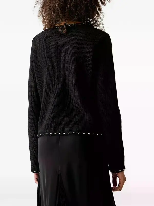 Luisa Spagnoli Embellished Bouclé Cardigan