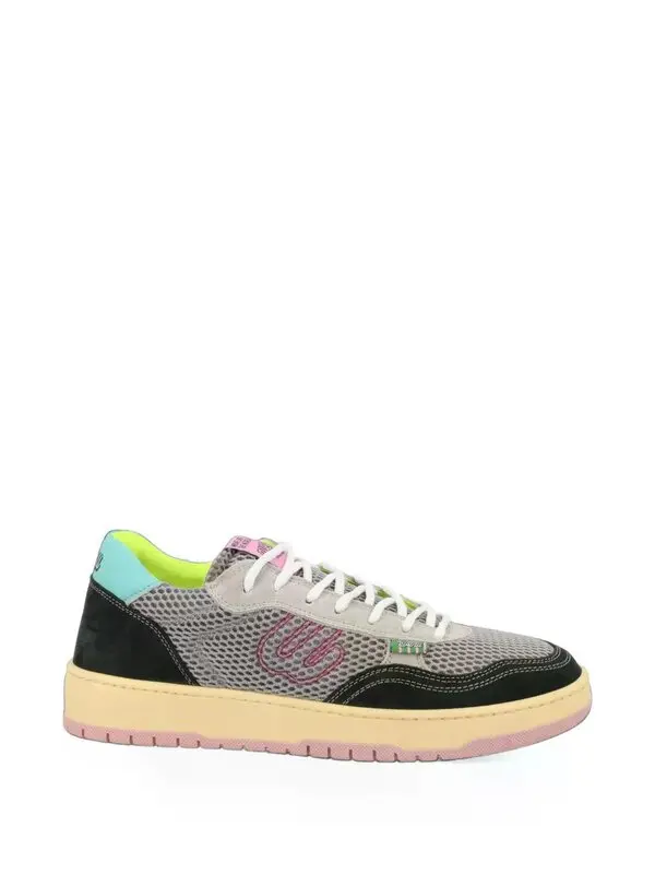 EVENU Mesh-panelled Suede Sneakers