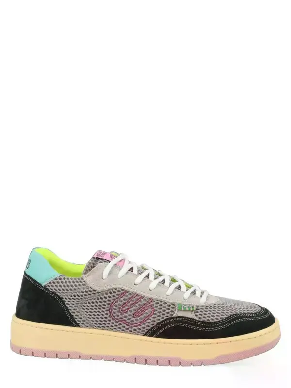 EVENU Mesh-panelled Suede Sneakers