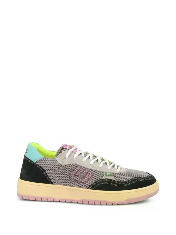 EVENU Mesh-panelled Suede Sneakers