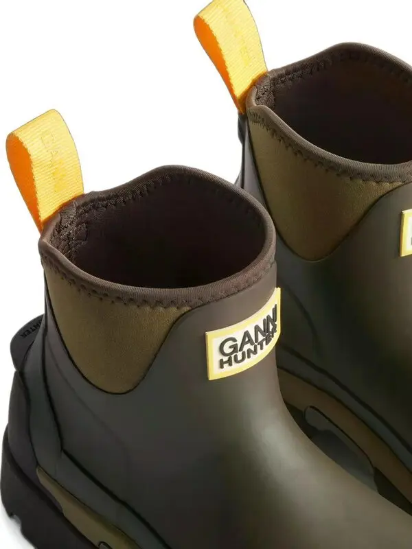GANNI X Hunter Balmoral Ankle Boots