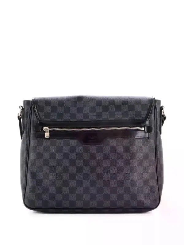 LOUIS VUITTON Daniel Messenger Bag Damier Graphite Mm Crossbody Bag - Black