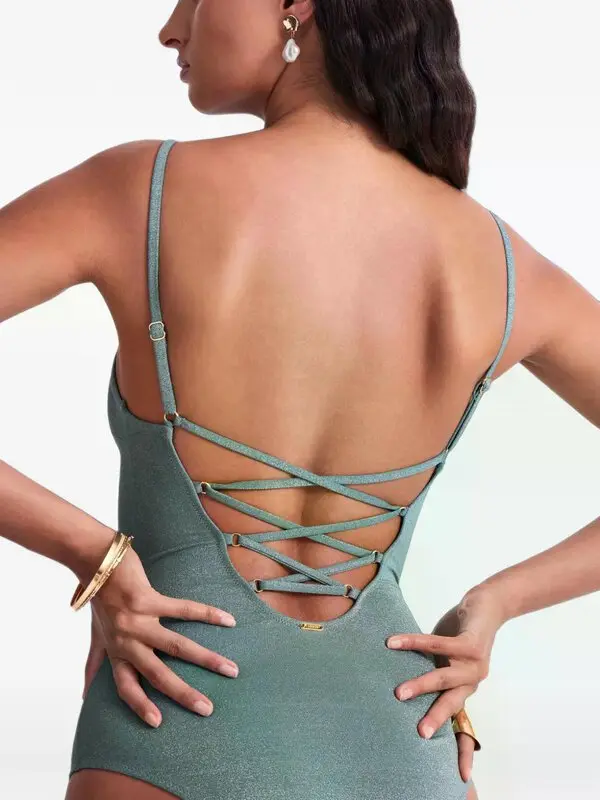 AUBADE Summer Glow Lace-up Swimsuit