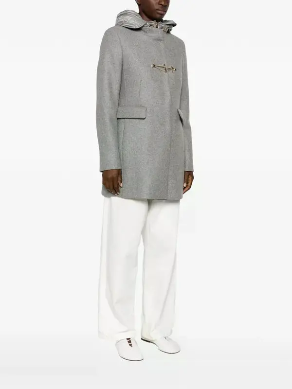 FAY Toggle-fastening Hooded Coat