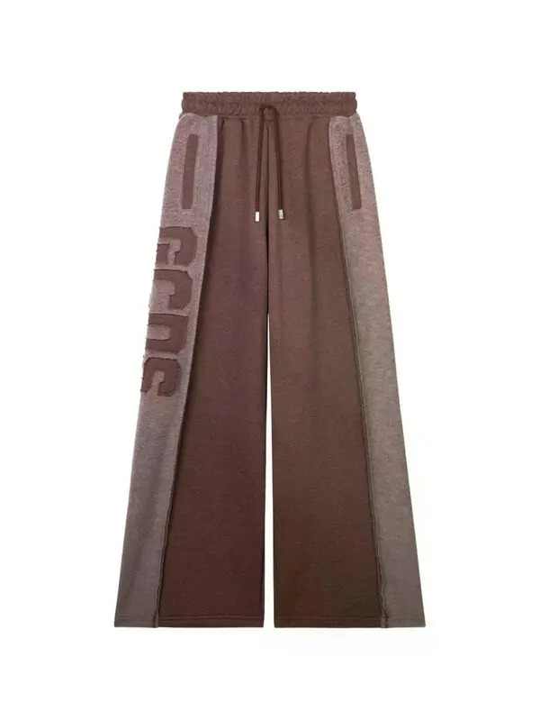Gcds Logo-patch Wide-leg Track Pants