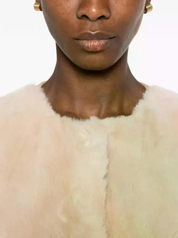 FORTE_FORTE Faux-fur Panelled Jacket