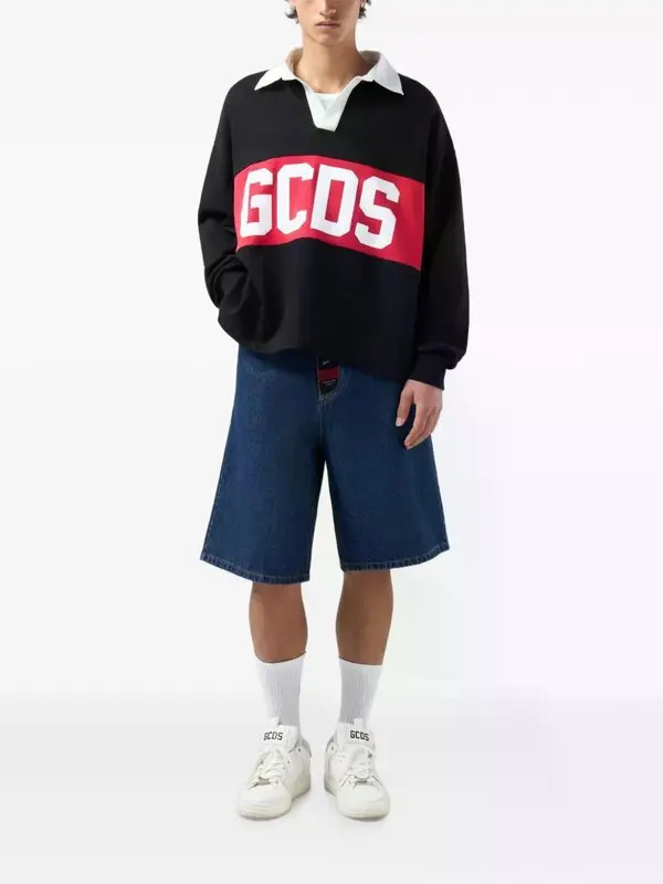 Gcds Logo-print Long-sleeve Sweatshirt