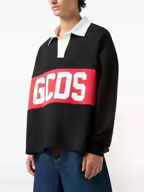 Gcds Logo-print Long-sleeve Sweatshirt
