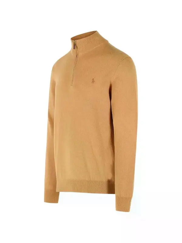 Polo Ralph Lauren Quarter-zip Wool Sweater - Orange