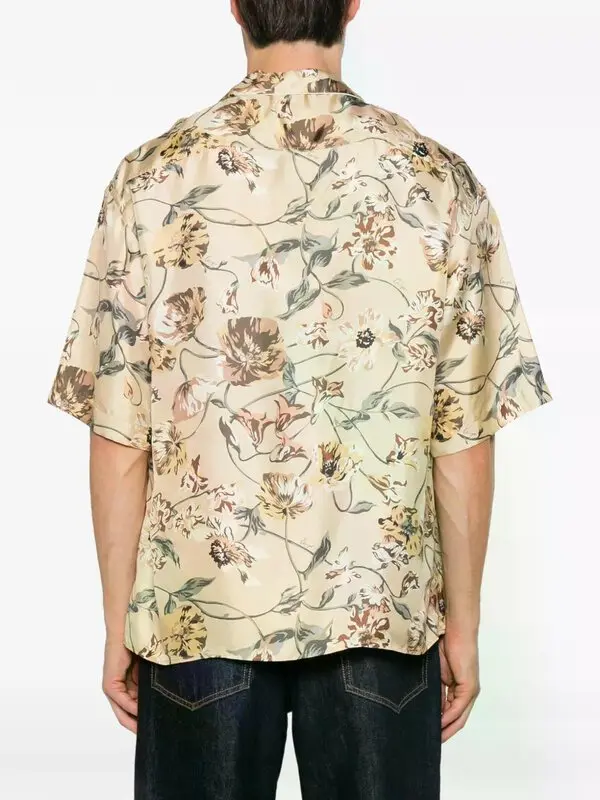 Kenzo Wildflower Floral-print Silk Shirt