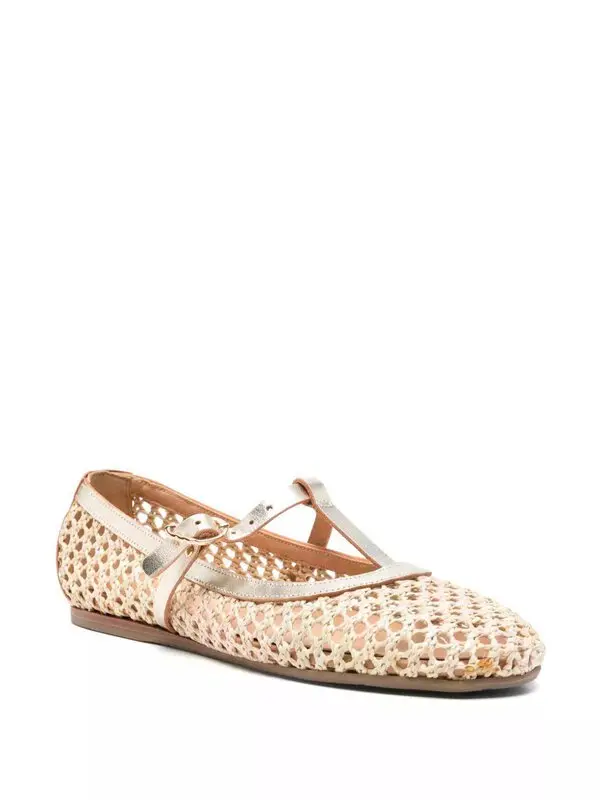 ANCIENT GREEK SANDALS Aerati Woven Ballet Flats