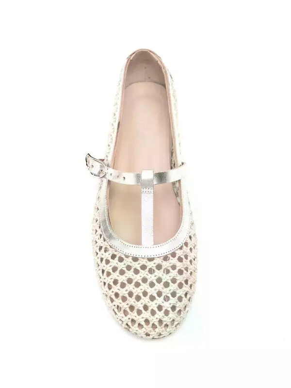 ANCIENT GREEK SANDALS Aerati Woven Ballet Flats